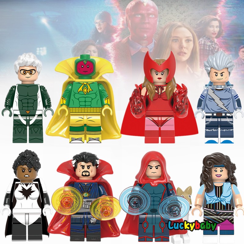 Doctor Strange Vision Witch Quicksilver Minifigures Building Blocks ...