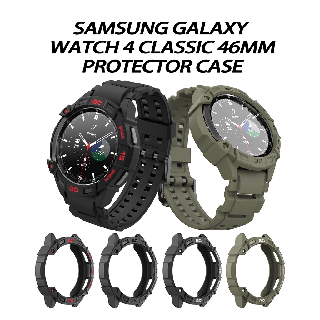 Sikai Case For Samsung Galaxy Watch4 Classic 46MM Full Protective Case ...