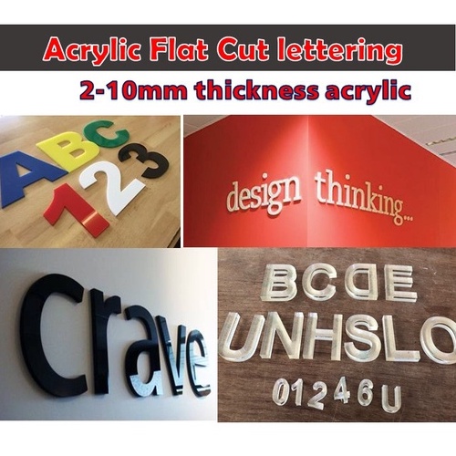 Customized Acrylic lettering-numbering-alphabet-symbol-Laser cutting ...