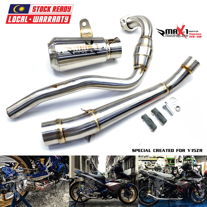 Y15ZR Ekzos Full System Max 1 Racingline | Shopee Malaysia