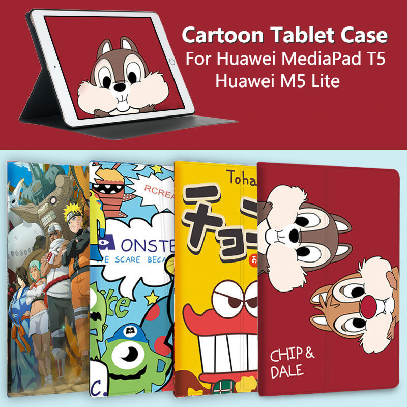 Cartoon Tablet Case For Huawei MediaPad T5 AGS2-W09/L09 10.1'' M5 Lite ...