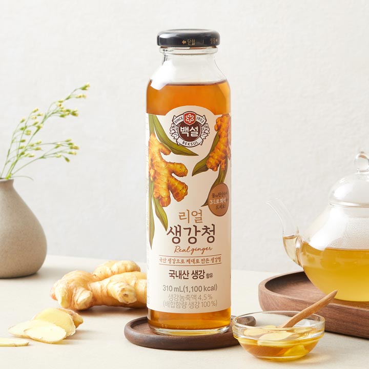 [CJ Beksul] Preserved Real Lemon, Ginger, Plum, Omija Extract 310ml ...