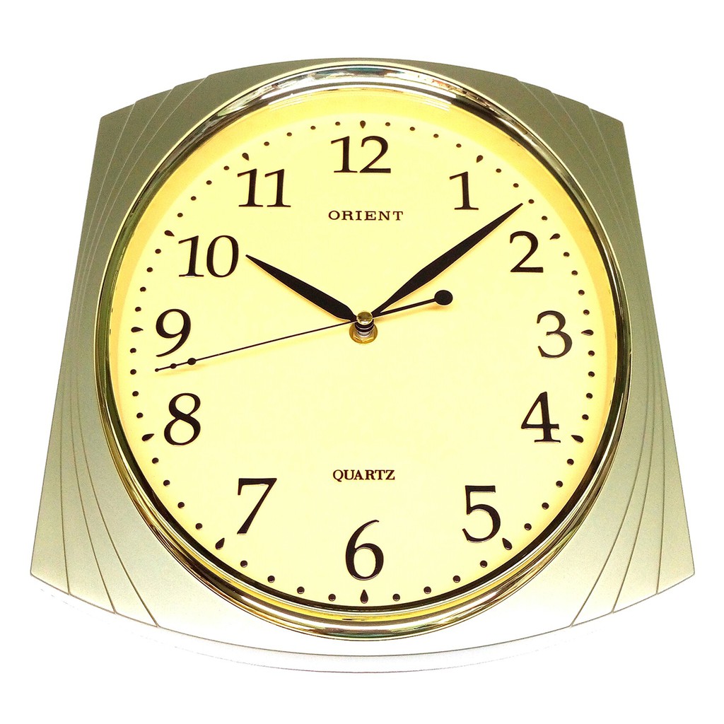 Orient OD106 Japan Quartz Wall Clock (Metallic Gold) | Shopee Malaysia