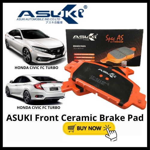 ASUKI Front Brake Pad Honda Civic FC / TEA 1.5 / 1.8 Front Brake Pad ...