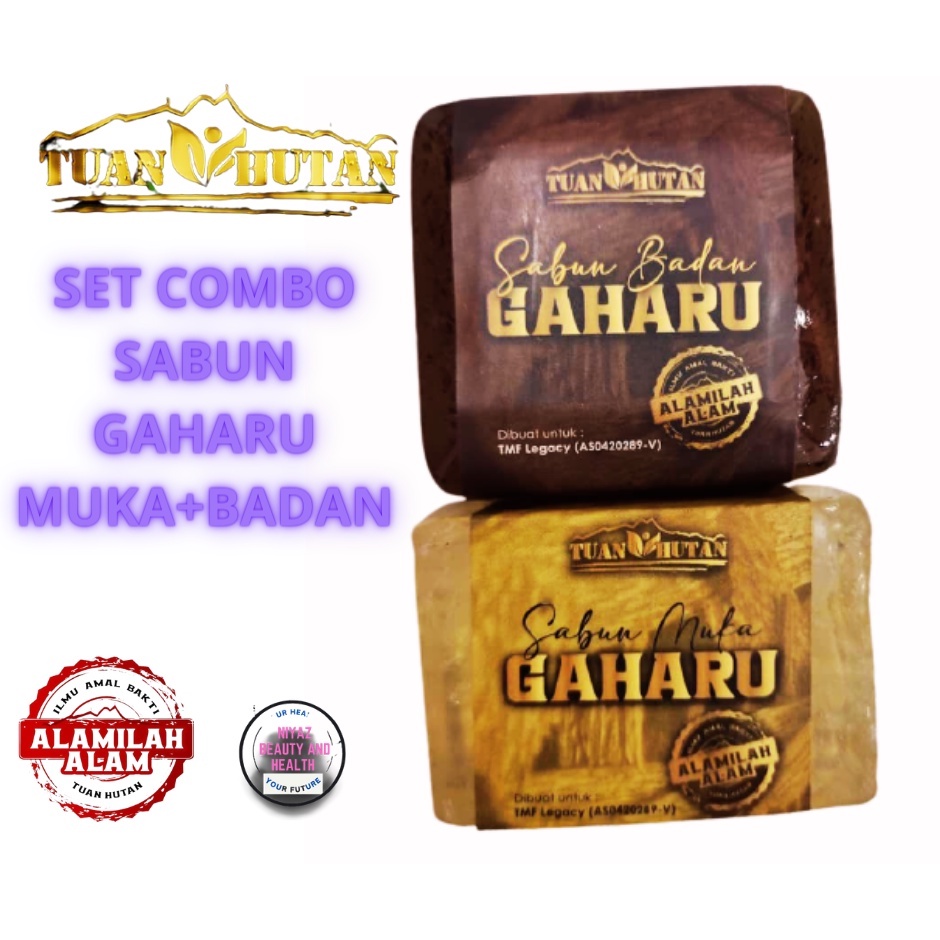 Set combo sabun gaharu muka & badan tuan hutan | Shopee Malaysia