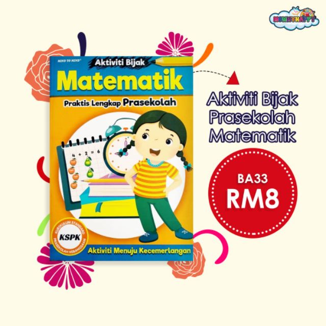 Aktiviti bijak matematik prasekolah | Shopee Malaysia