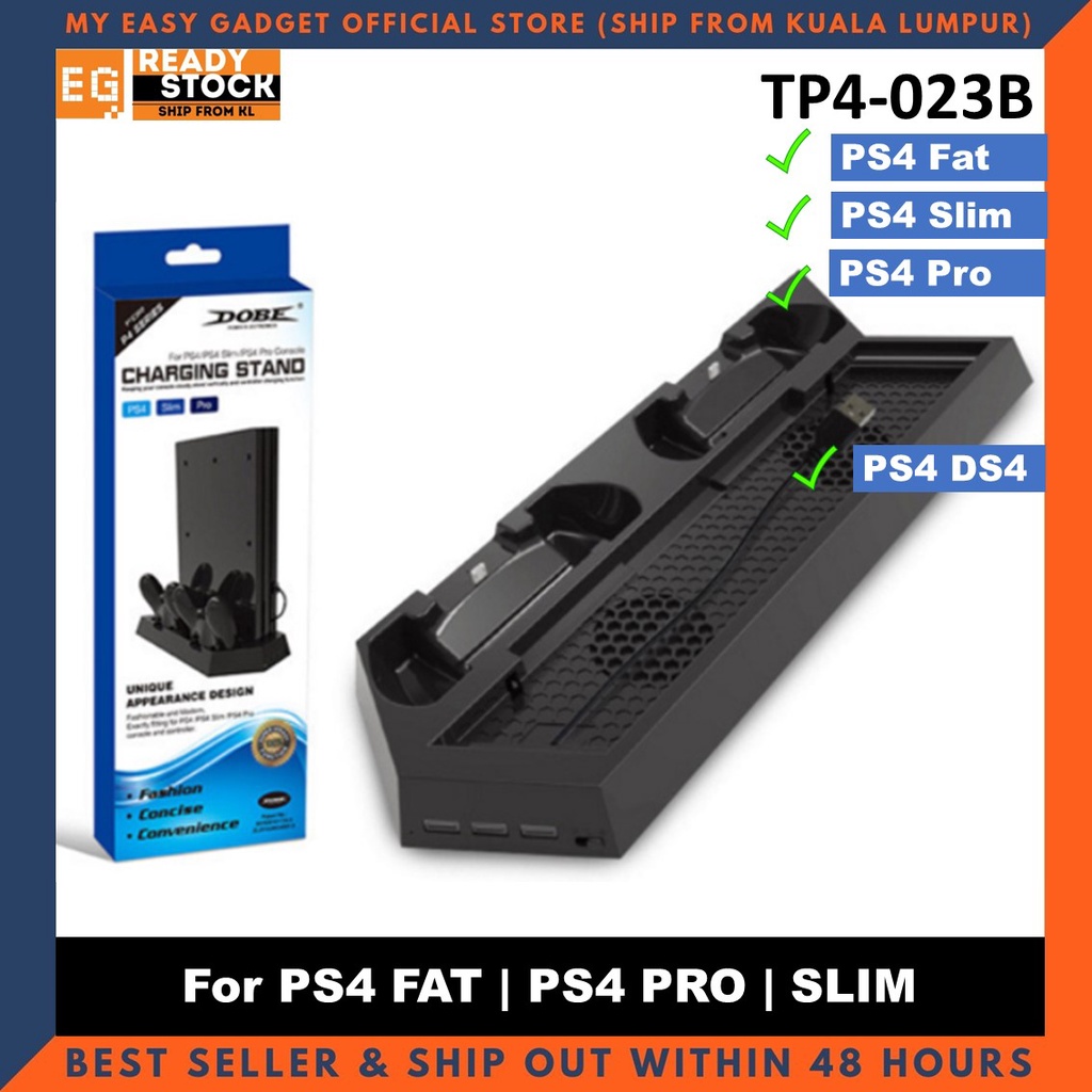 PS4 Slim / Pro / First Model Multifunction Cooling Stand & PS4 ...