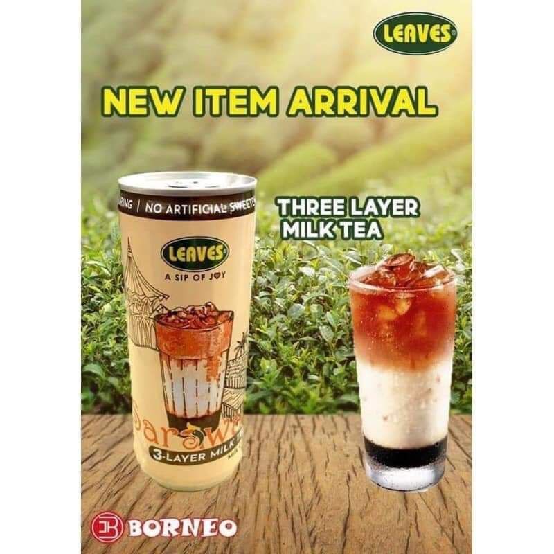 Leaves Sarawak Three Layer Tea 240ml Coffee Special Pandan & Coconut ...