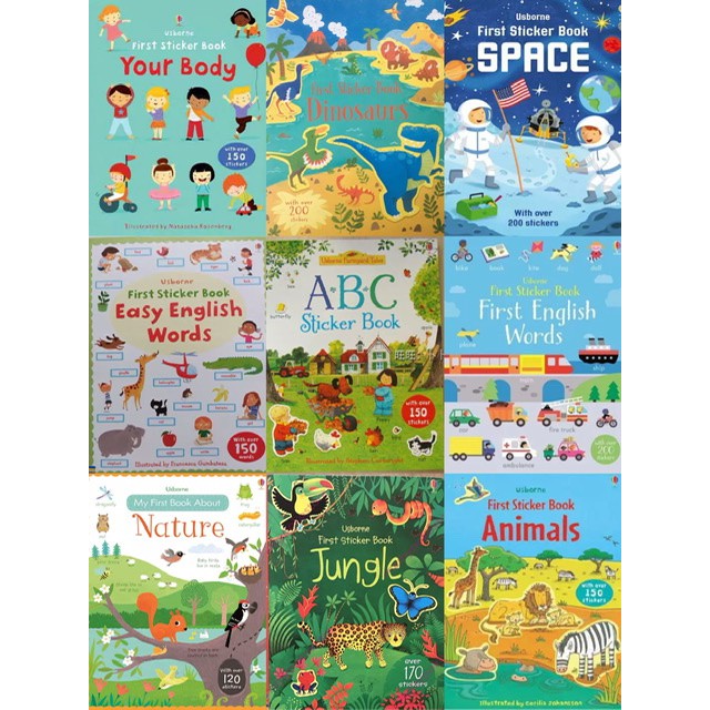 [Ready Stock] Usborne Sticker Books | Shopee Malaysia