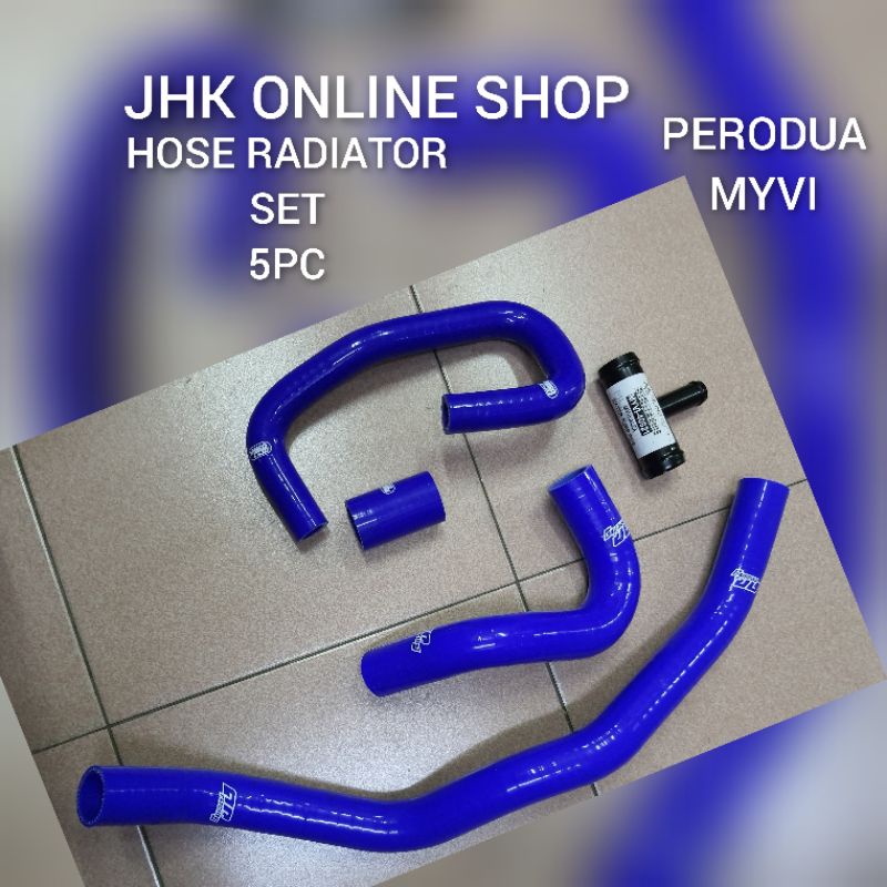 PERODUA MYVI HOSE RADIATOR SET 5PC SILICONE | Shopee Malaysia