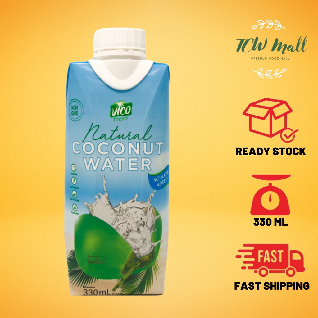 VICO FRESH 100% Fresh Natural Coconut Water 330ml - Prisma Pack ...