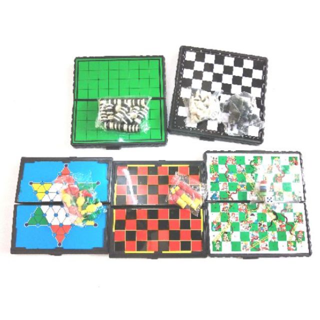 Magnetic pocket size Folding Games ( Snake & Ladder / Chinese Checker ...