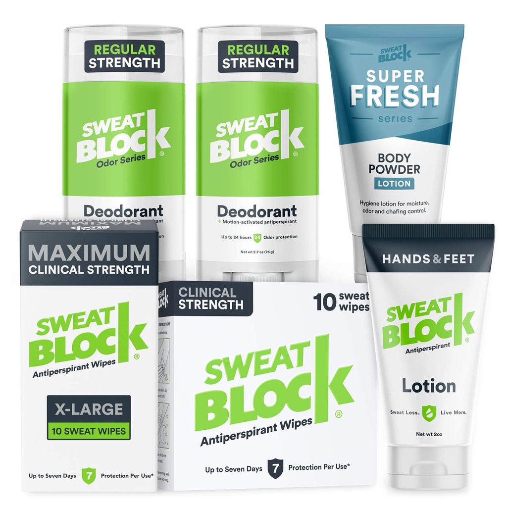 [ iiMONO ] SweatBlock Clinical Strength Antiperspirant Wipes | Lotion ...