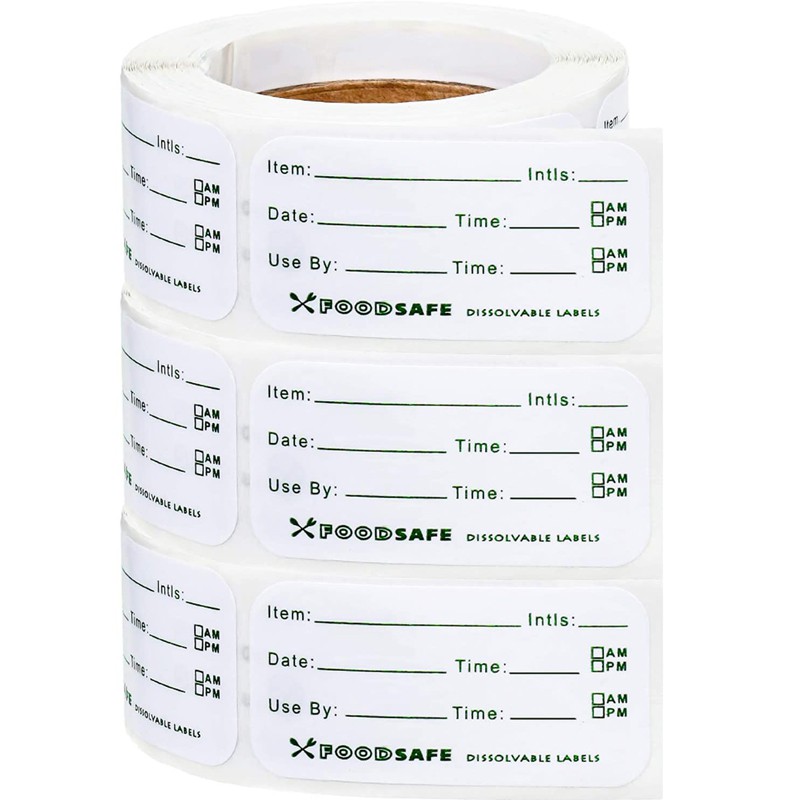 Food Storage Labels Adhesive Removable Food Labels Food Storage Freezer ...