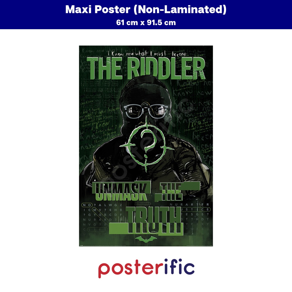 The Batman (Riddler) - Poster (61 cm X 91.5 cm) | Shopee Malaysia