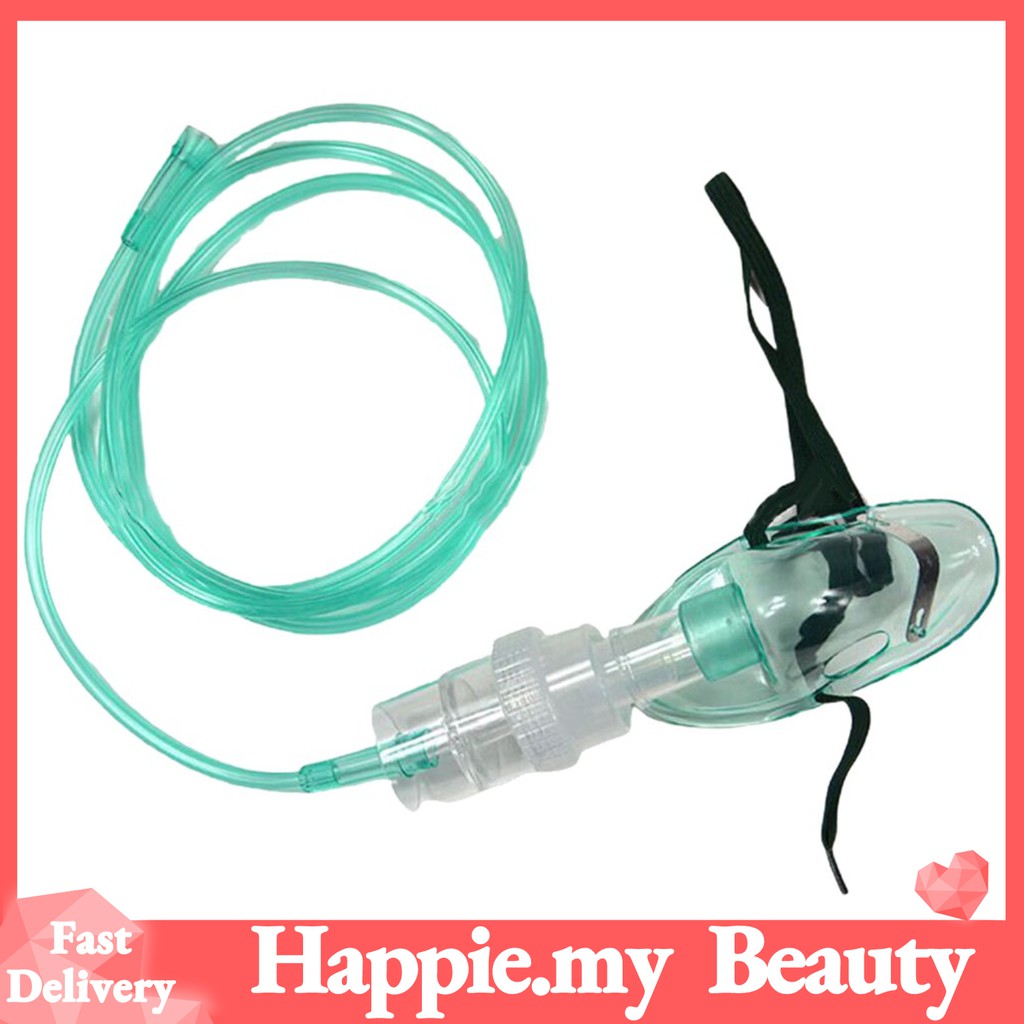 Oxygen Mask | Atomizer Mask | Nebulizer Mask PVC Disposable Face Shield ...
