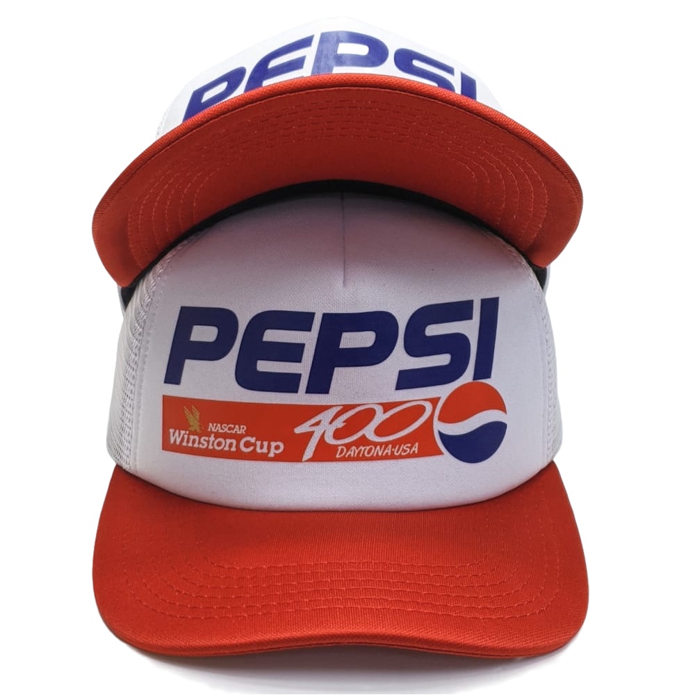 🔥 READY STOCK 🔥PEPSI WINSTON CUP DAYTONA PREMIUM VINTAGE TRUCKER ...