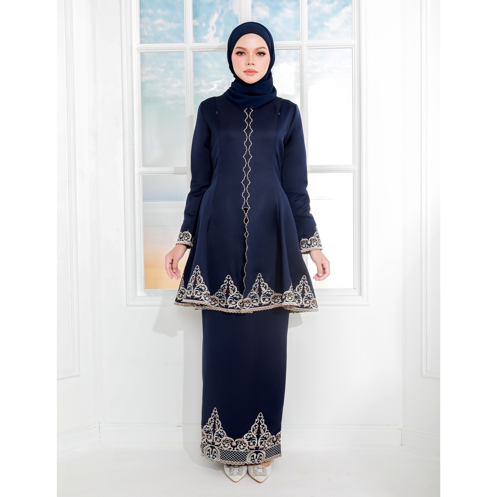 HIJABISTAHUB LEBARAN RAYA 2022 BAJU KEBAYA RAYA KEBAYA MODEN WILDA ...