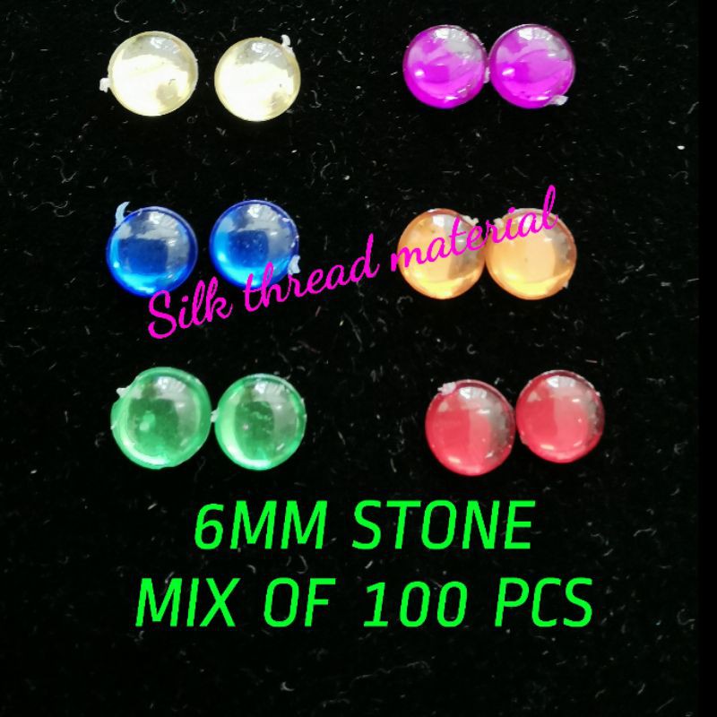 6mm stone mix colors ( 100 pieces) | Shopee Malaysia