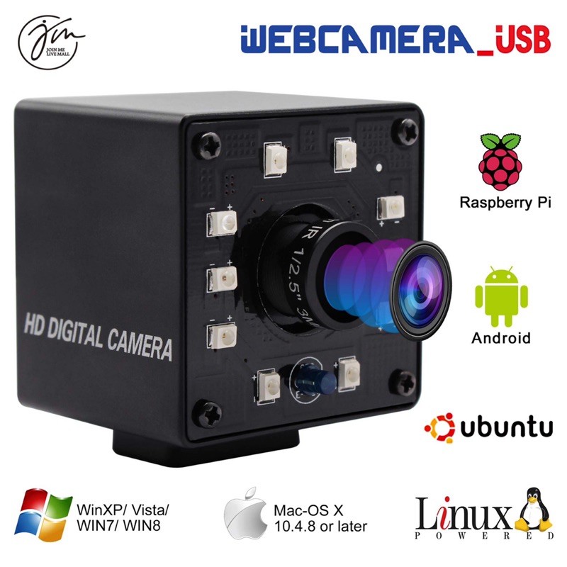 【Ready Stock】ELP USB Camera Module Megapixel Usb Camera｜Web Cam Full HD ...