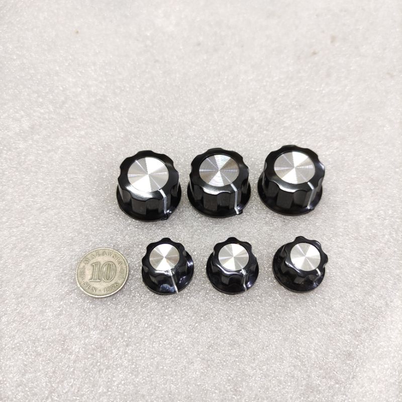 Heavy Duty Volume Tone Knob Strat Potentiometer Cover Handle Inner Hole ...