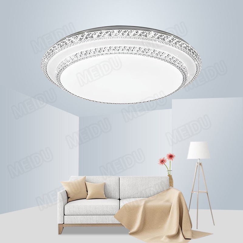 Ceiling Light Ceiling Chandelier Crystal 220V LED 48W Dimmable 3 Color ...