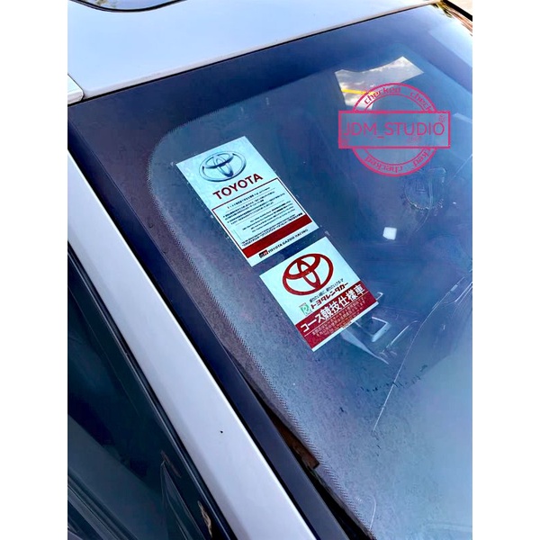（🇲🇾GOT 11% VOUCHER🇲🇾）TOYOTA GR ANTI STATIC WINDSCREEN STICKER | Shopee ...