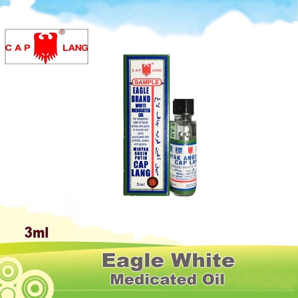 Eagle White Medicated Oil - 3ML/5ML | Shopee Malaysia