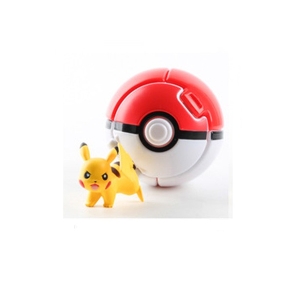 2pcs/set Anime Pokémon Pokeball Figures Go Touch a Reversible Explosive ...
