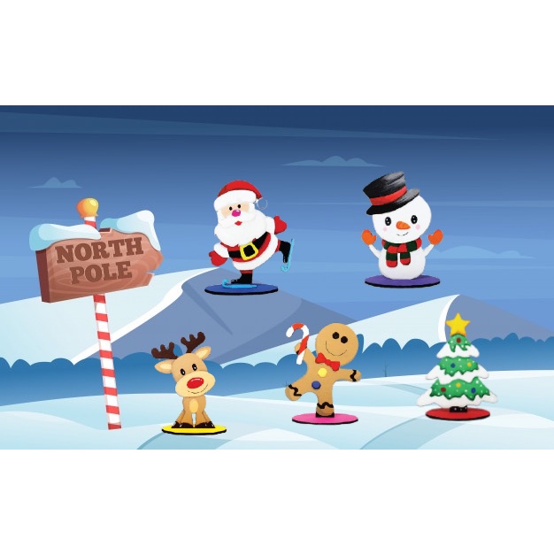 Christmas Character Wooden Standee | Shopee Malaysia