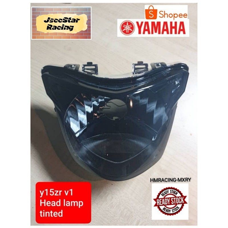 YAMAHA Y15ZR-V1 Y15 V1 - HEAD LAMP HEADLIGHT ASSY (TINTED) (READY STOCK ...