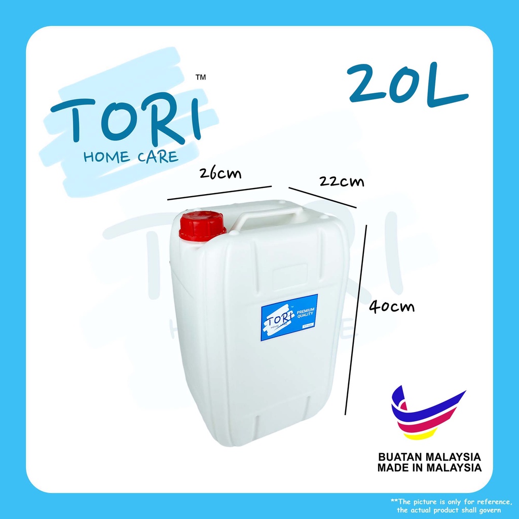 TORI HOME Jerry can 10L 20L 25L Liter Water Container Can | Tong Air | Tong Minyak | Tong Drum ...