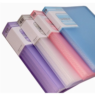 A5 Pastel Colour Clear Book Folder | Shopee Malaysia