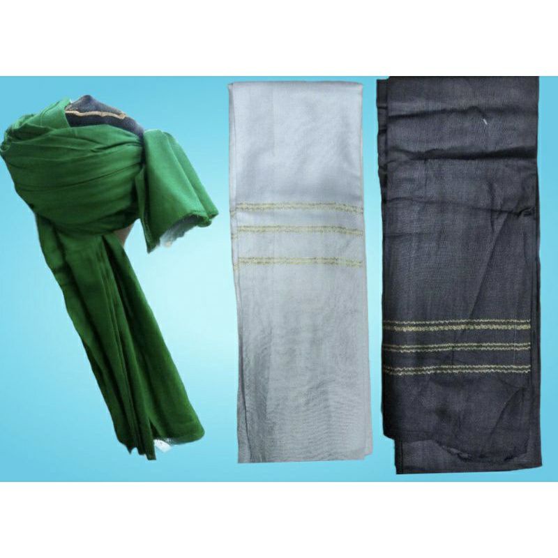 SERBAN 7 HASTA DAN 12 HASTA [Imamah Dan Ridak] @ putih @ hitam @ hijau+ ...