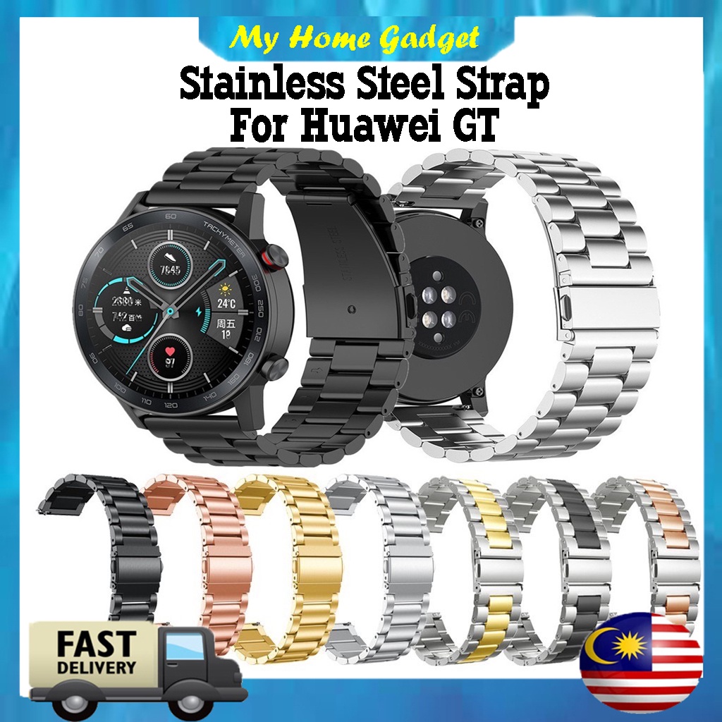 Stainless Steel Strap For Huawei GT/GT2/GT3/GT4/GT2E/GT2 PRO/Watch 3 ...