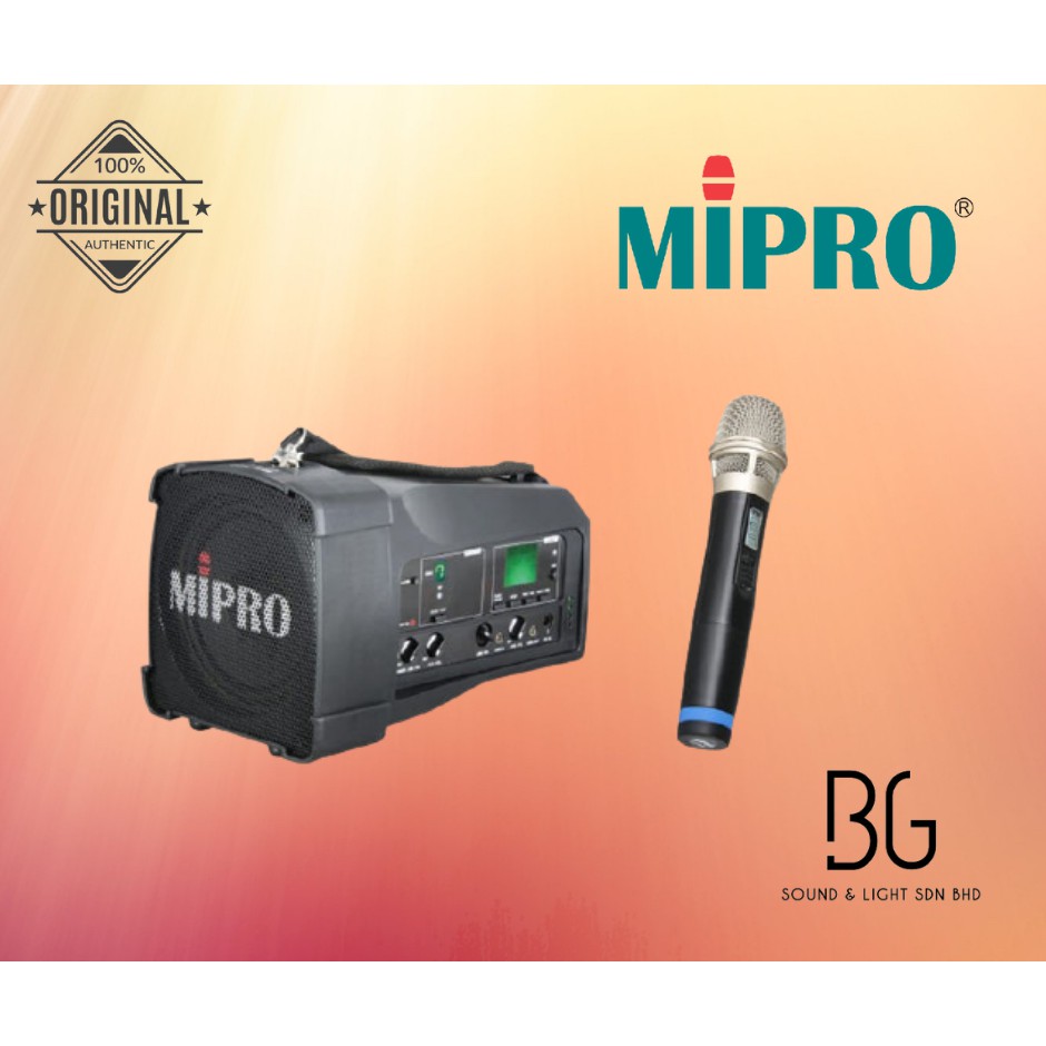 Mipro Taiwan Mi Treasure MA-100SB / BT MA100DB Outdoor Sound Wireless portable Loudspeaker ...