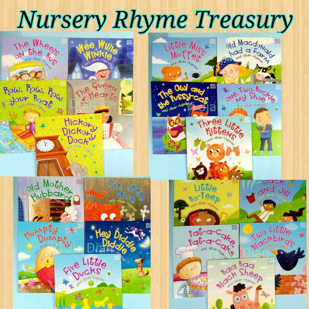Original Miles Kelly 《Nursery Rhyme Treasury》 Kids Rhyme & poems Books ...