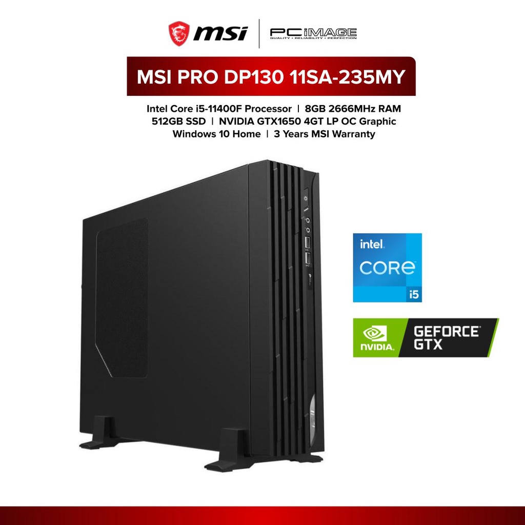 Msi Pro DP130 11SA-235MY Desktop Pc | Shopee Malaysia