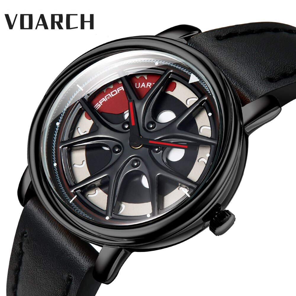 Voarch Fashion Men Car Rim Hub Watch Custom Design Car Wrist Watch ...
