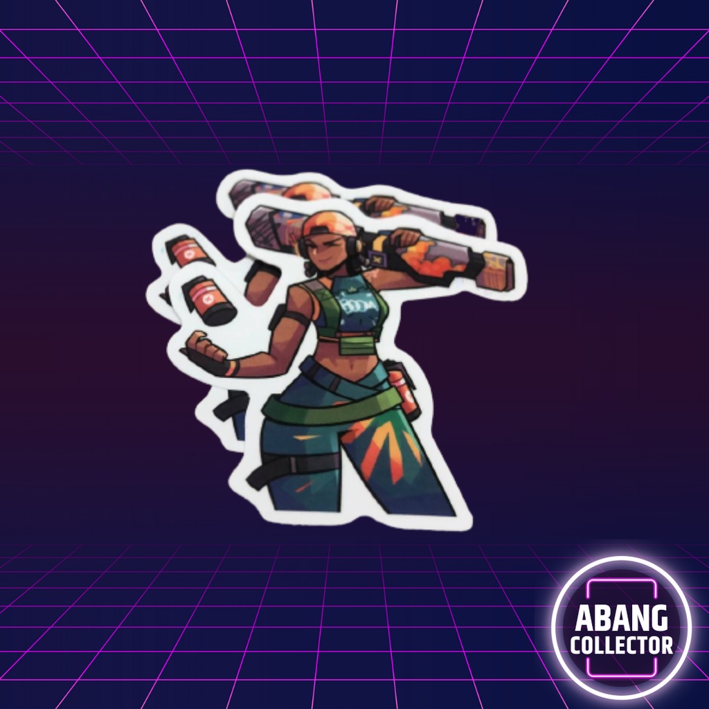 [Stickers] Valorant Duelist (Pheonix, Raze, Rena) | Shopee Malaysia