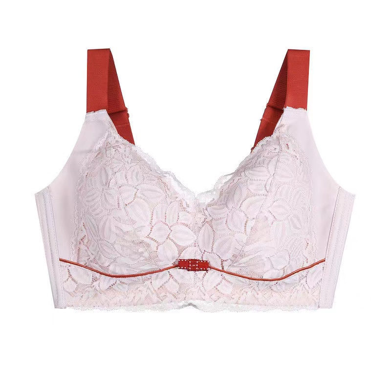 Women Thai Latex Plus Size Bra Push Up Thin Cup Large Cup Bra 36/80-46/ ...