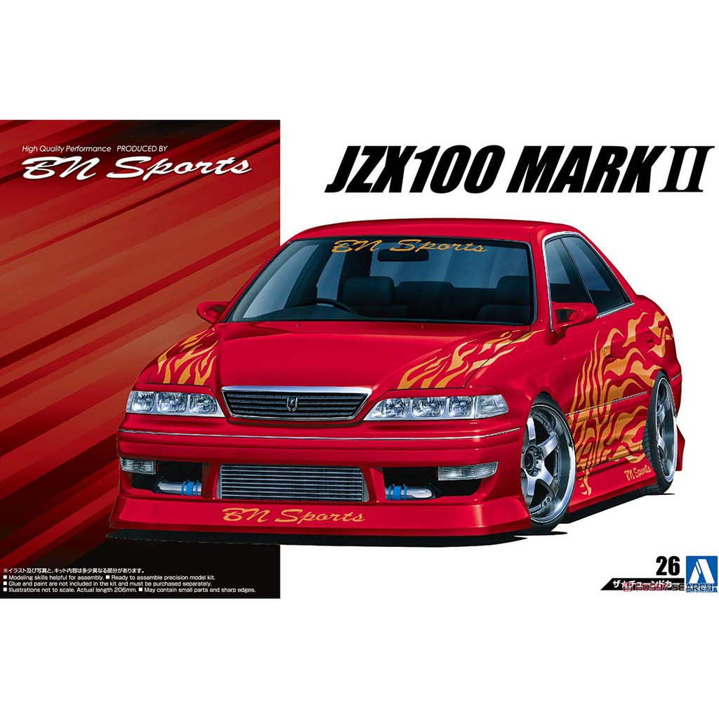 Aoshima BN Sports JZX100 Mark II Tourer V `98 (Toyota) | Shopee Malaysia