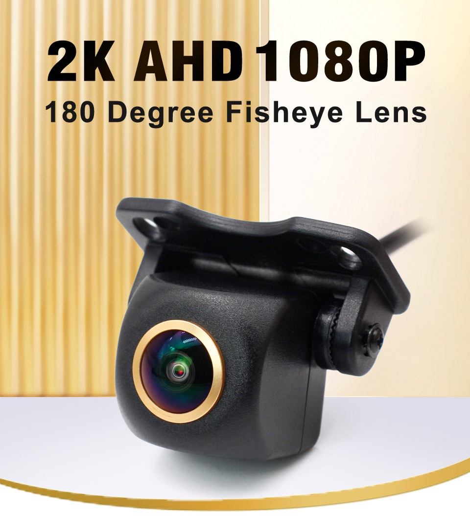 Smartour AHD 2K 1920x1080P Vehicle Rear View Camera 180 Degree Golden ...