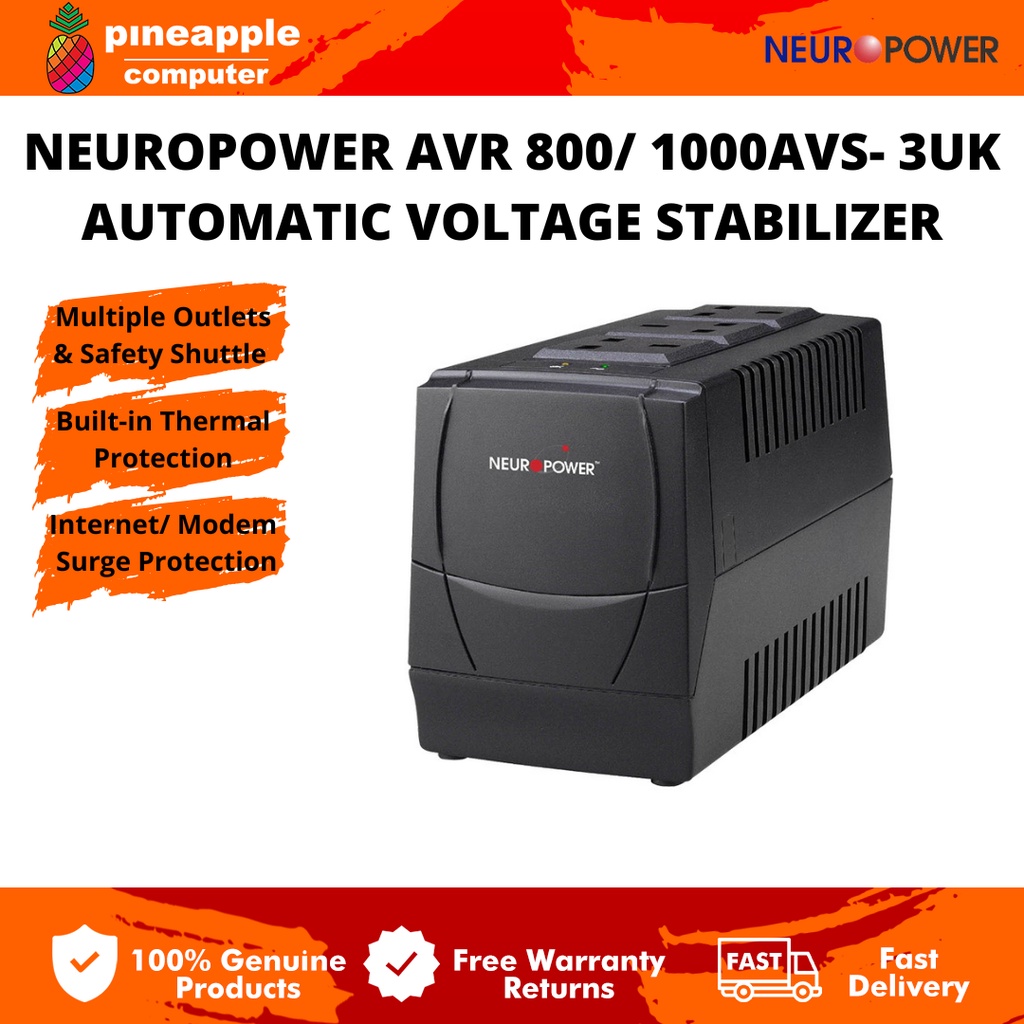 NEUROPOWER AVS 3UK Series AVS800-3UK / AVS1000-3UK > 800VA - 1000VA ...