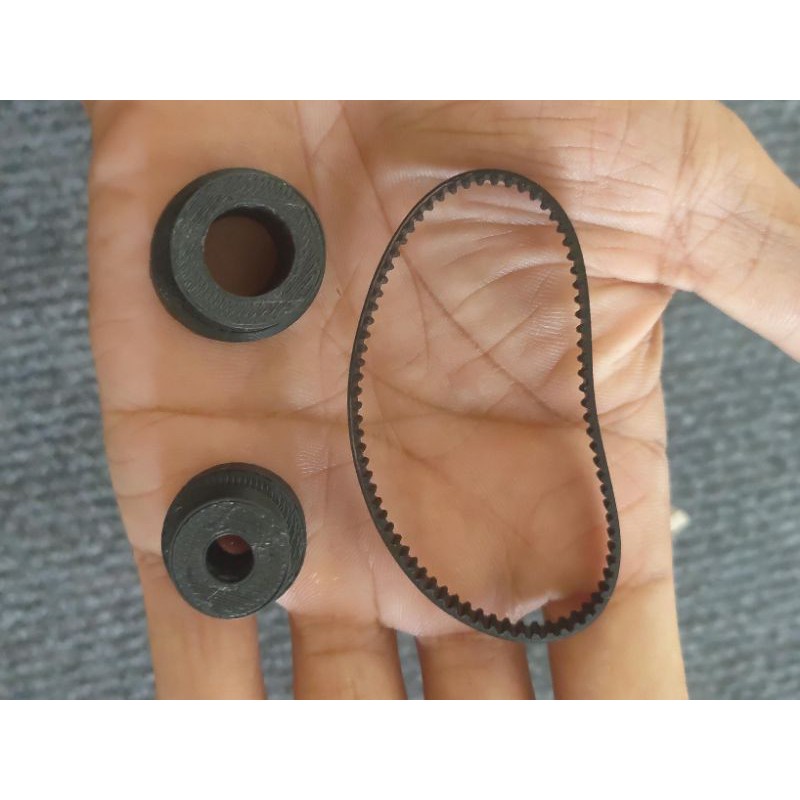 Belt pulley set for encoder to make gaming steering wheel (2 pulleys ...