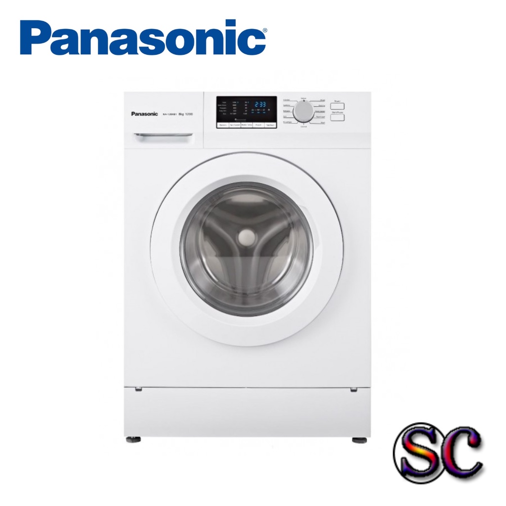 PANASONIC FRONT LOAD 8KG WASHING MACHINE NA-128XB1WMY | Shopee Malaysia