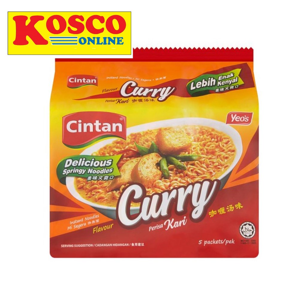Cintan Instant Noodles Curry Flavour 5x76g | Shopee Malaysia