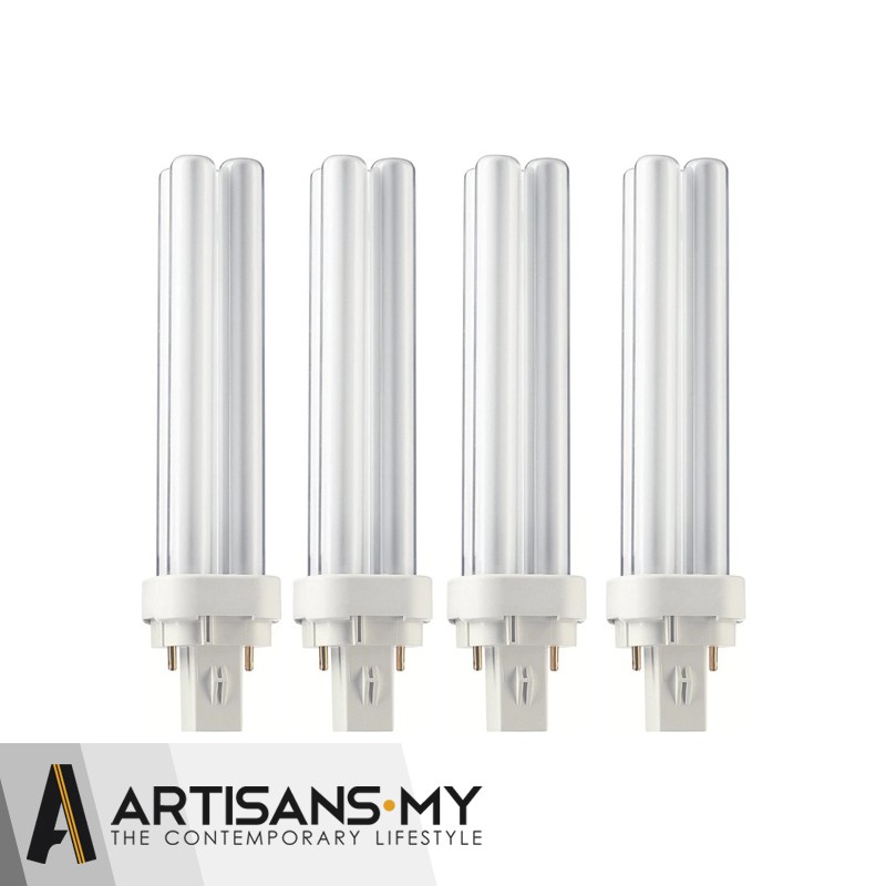 4 x Philips Master PLC-2P 18W/865 Energy Saving Light PLC Bulb (Cool Daylight) | Shopee Malaysia