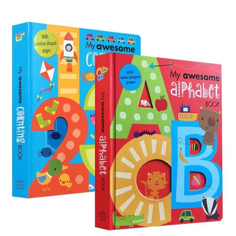My Awesome Alphabet ABC & Counting book preschool activity interactive ...