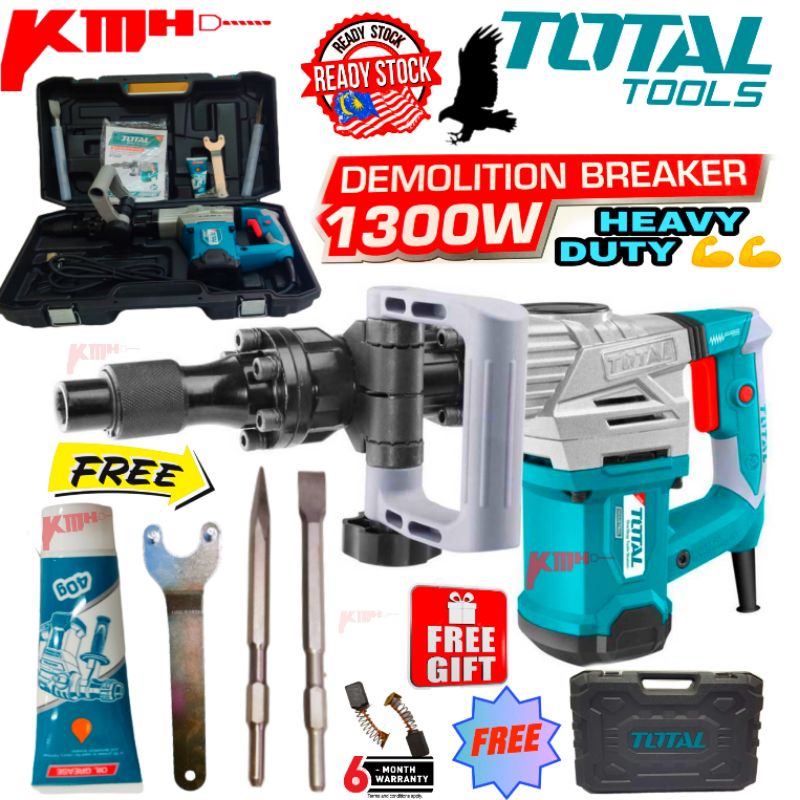 Total TH213006 Heavy Duty Demolition Hammer With Anti Vibration System ...